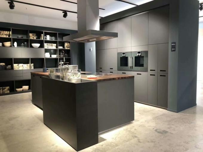 LG PET E0 Laminated High Gloss MDF Panels For Cabinet Doors