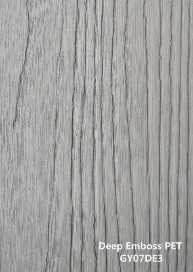 ISO14001 Deep Embossed E0 Uv Coating MDF Wall Panels