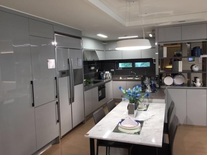 19mm High gloss acrylic mdf board for sparkle silver cabinet