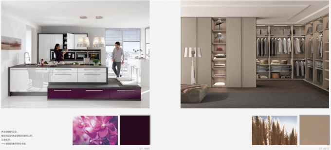 Double Side Gloss Melamine Board , Laminated Mdf Medium Density Fiberboard